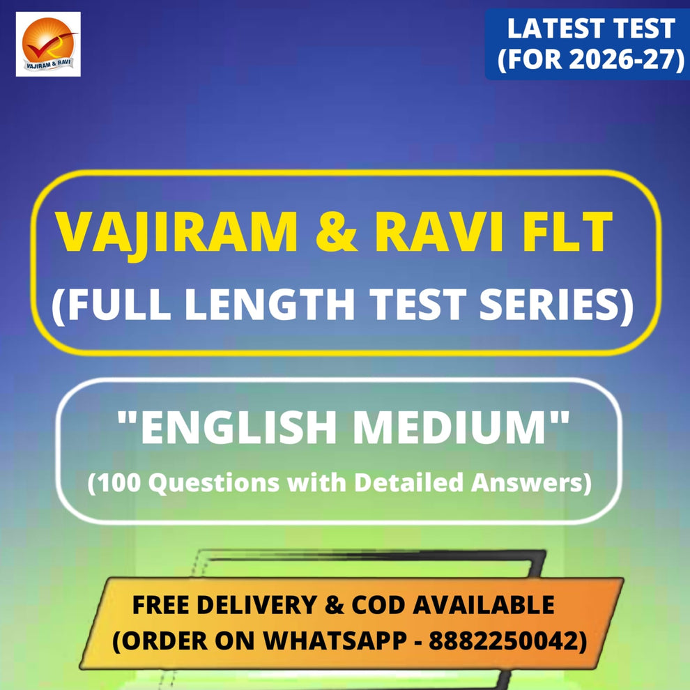 Vajiram 8 Full Length Test Series 2026 | UPSC Test Series for Prelims ...